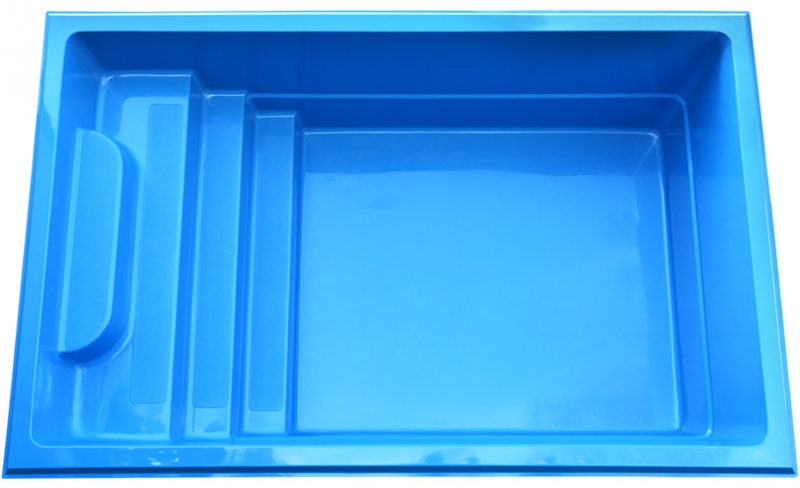 Glasfiberpool Bali 3,50m x 2,20m (Pool & Tillbehör) | Trygghandel.se