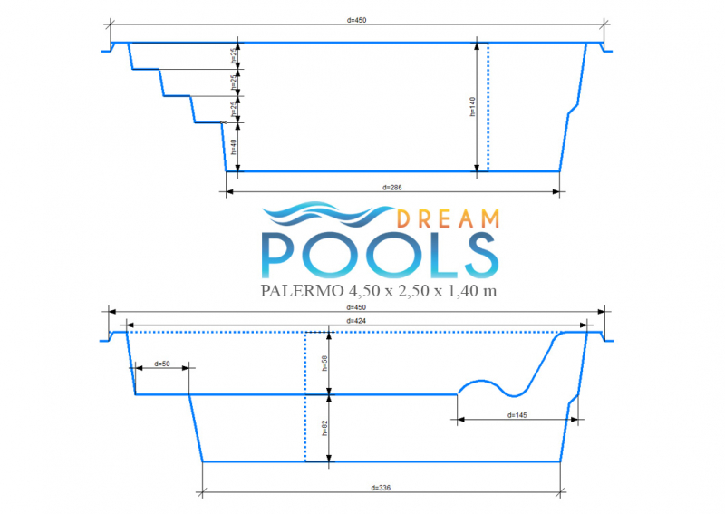 Glasfiberpool Haiti (Pool & Tillbehör) | Trygghandel.se